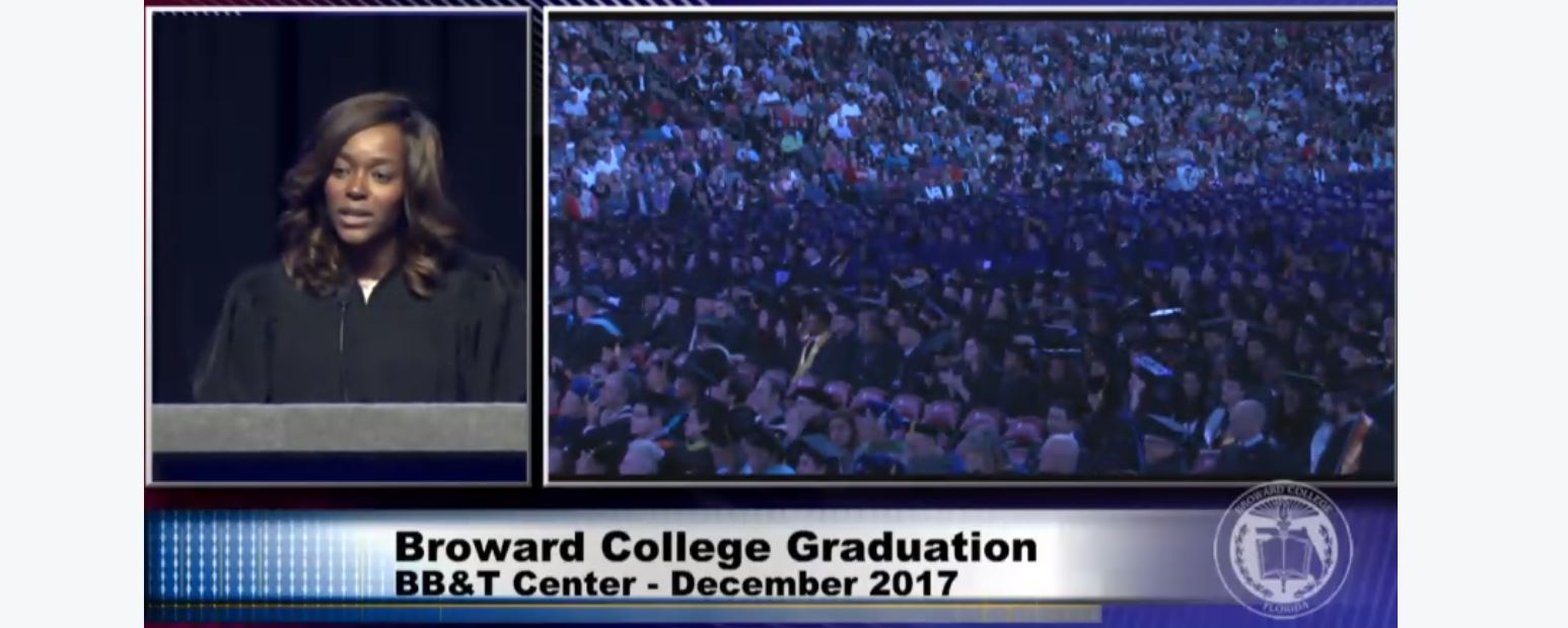 Judge Barner Gives Commencement Speech at Broward College Graduation ...