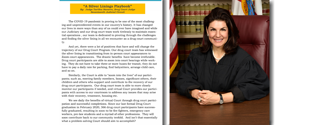 Judge Navarro Discusses Drug Court in Inaugural Issue of Florida ...