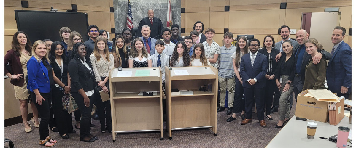 Pompano Beach Middle visits the 17th Judicial Circuit Courthouse ...
