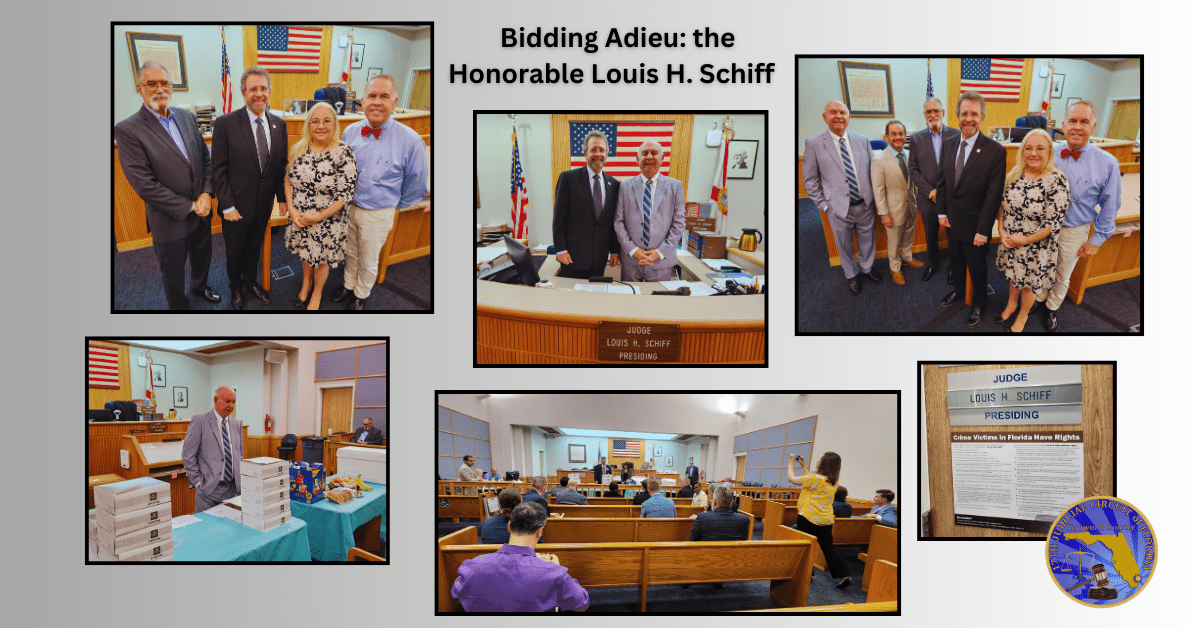 Fond Farewells for Retiring Judge Louis H. Schiff at North Regional ...