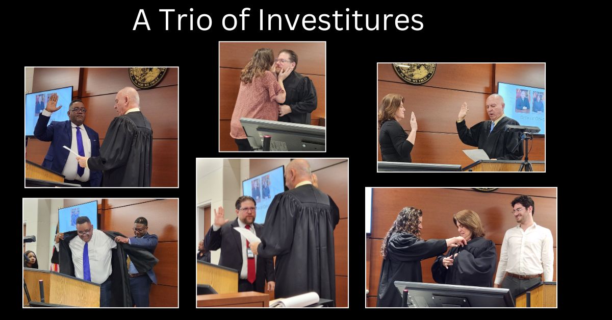 The Robing of Three New Judges – Seventeenth Judicial Circuit of Florida