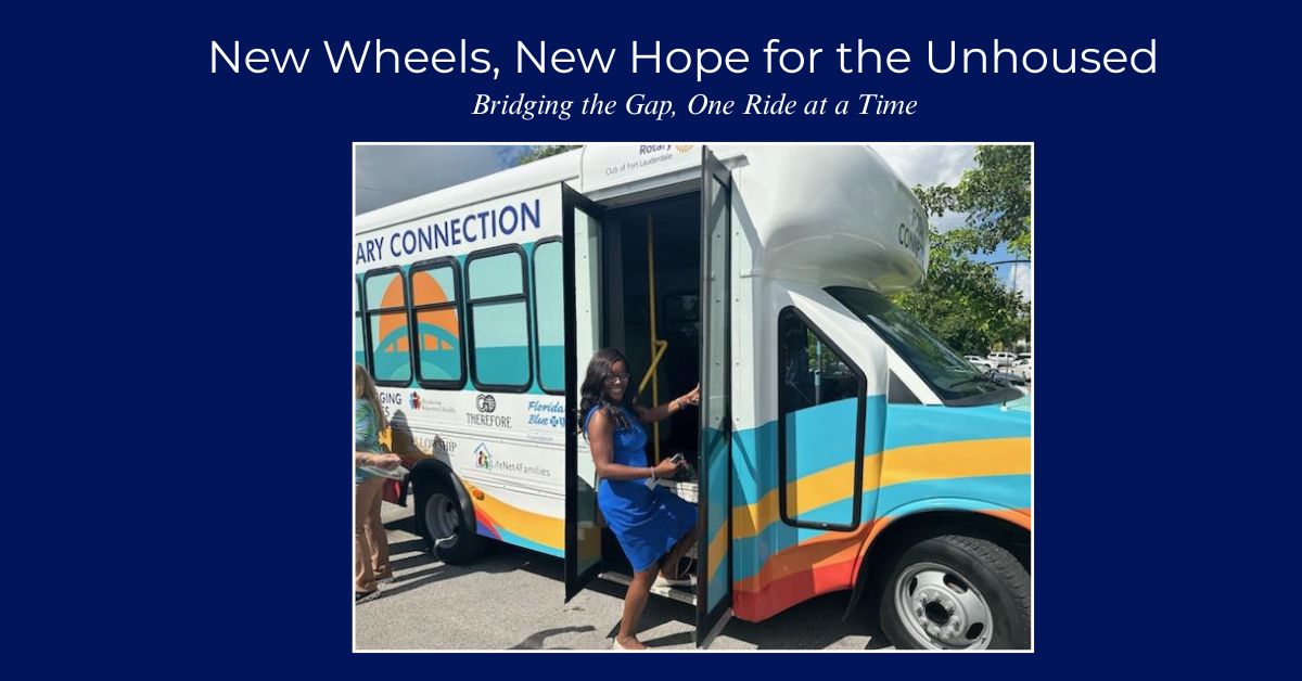 Judge Barner Joins Launch of Rotary Connection Bus – Seventeenth ...