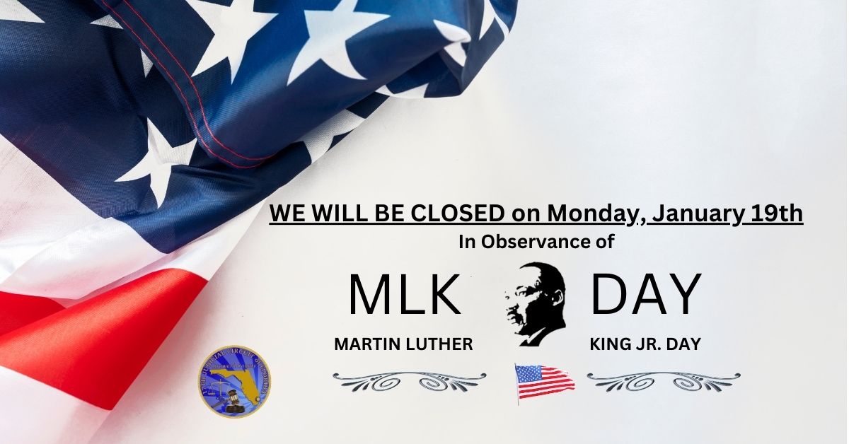All Courthouses Closed on Monday, Jan. 19th, in Observance of the ...